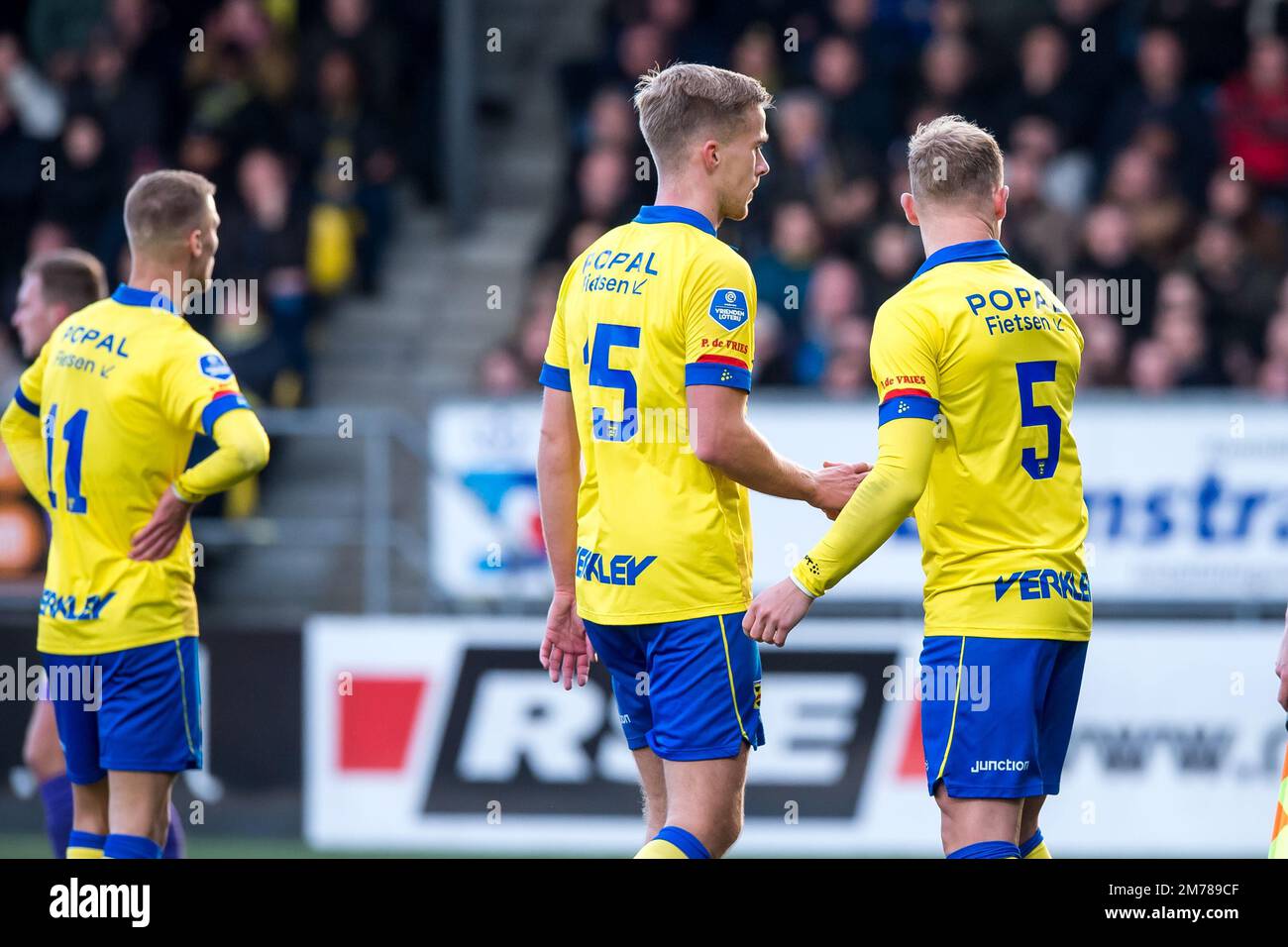 LEEUWARDEN - (lr) Marco Tol of SC Cambuur, Doke Schmidt of SC Cambuur ...