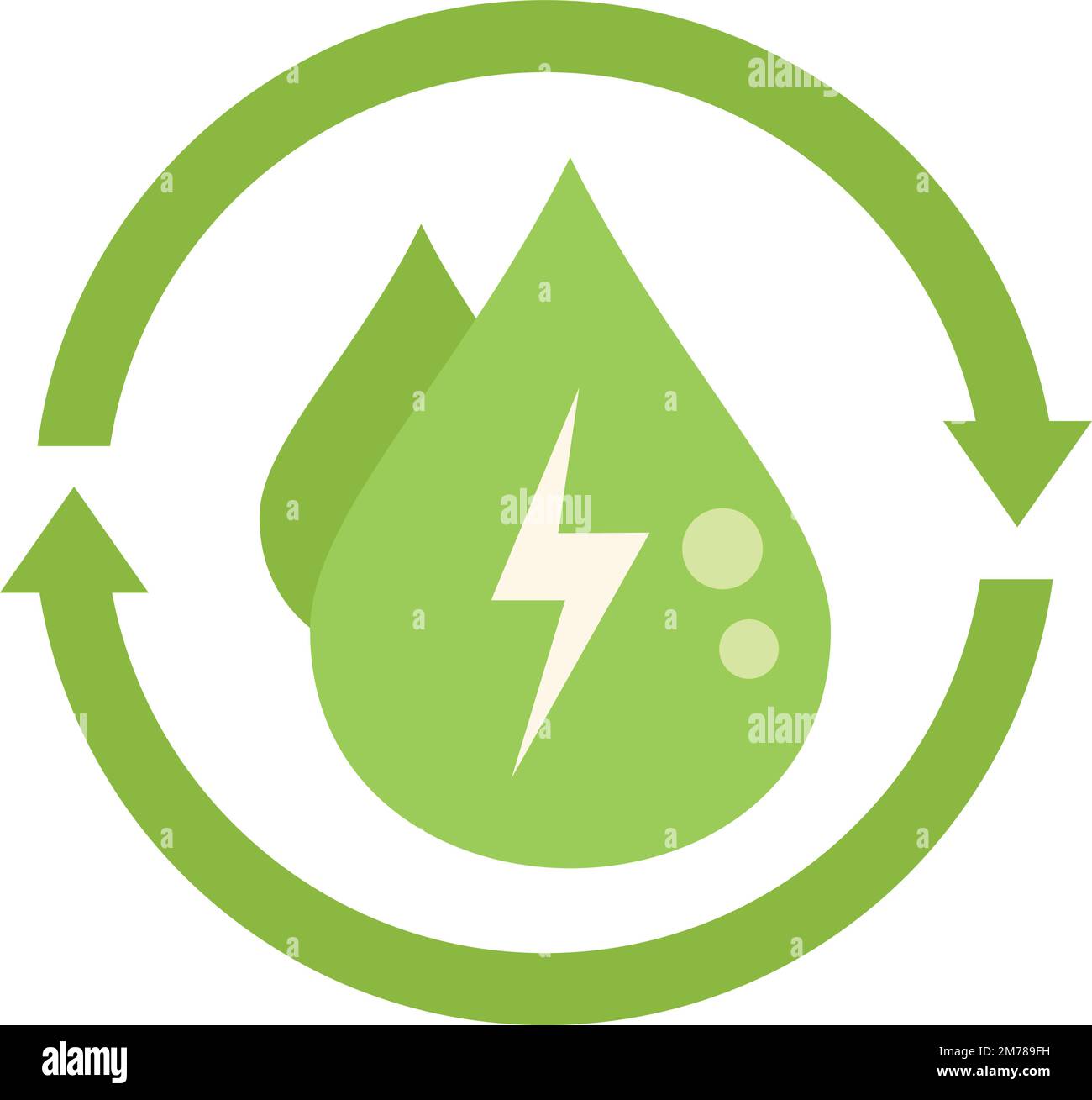 Save energy icon flat vector. Solar plant. Ecology safe isolated Stock ...