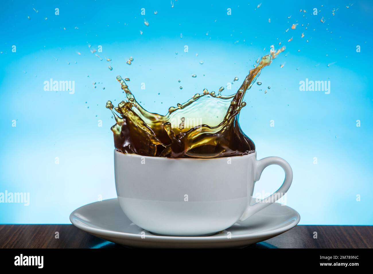 Black coffee splash isolated on hi-res stock photography and images - Alamy