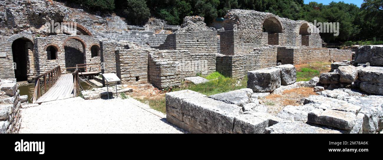 Ruins of the Sanctuary of Asciepius, ancient Butrint, UNESCO World ...