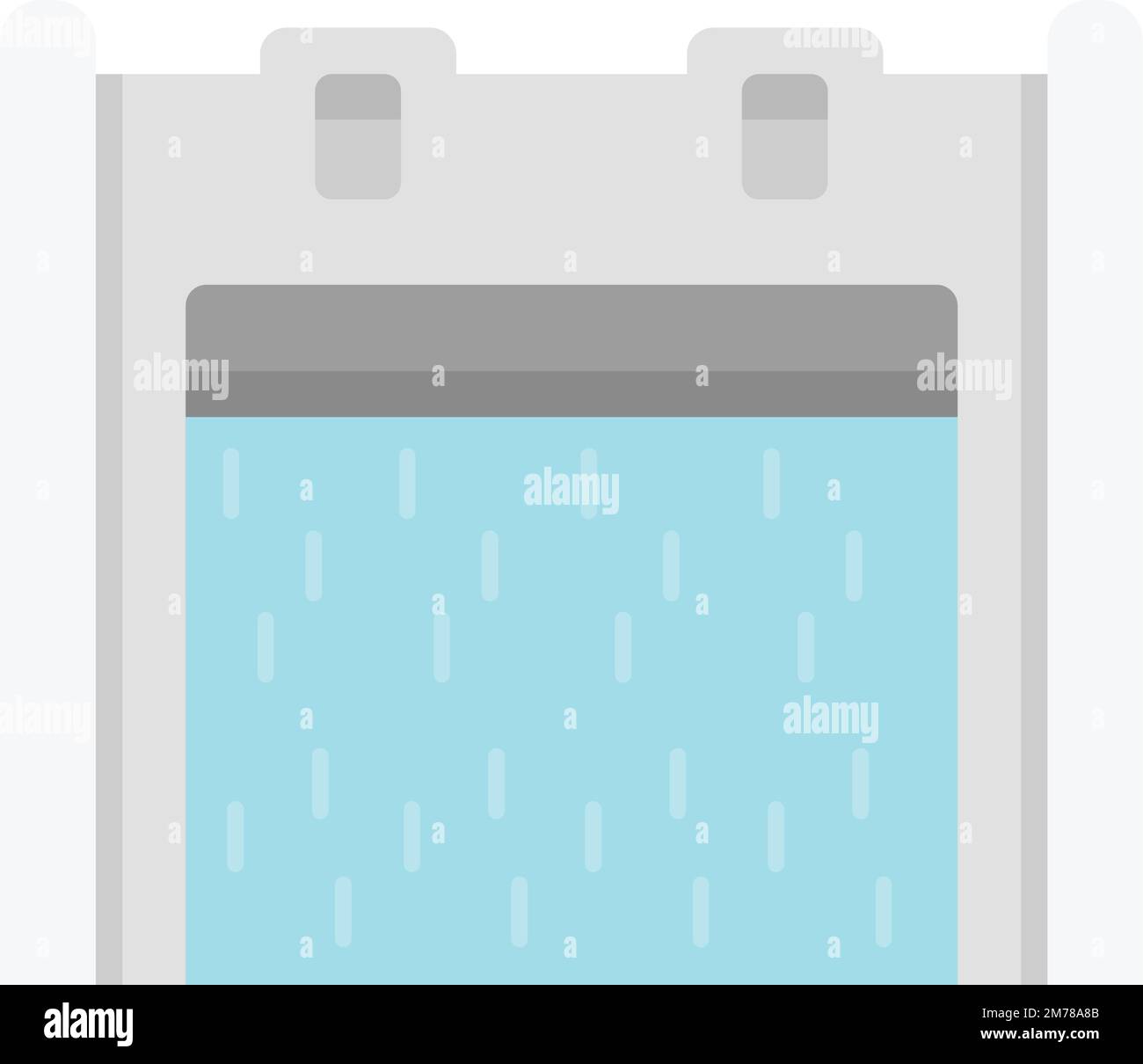 Hydroelectric station icon flat vector. Power energy. Hydro plant ...