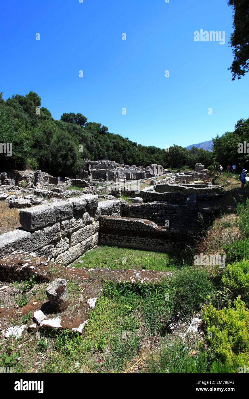 Ruins of the Sacred Origins area, ancient Butrint, UNESCO World ...
