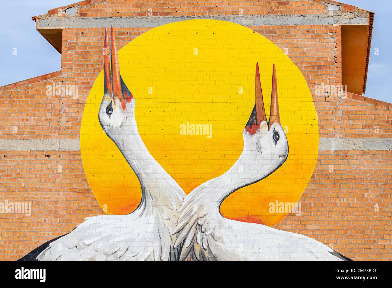 Street Art, Ivars d'Urgell, Catalonia, Spain Stock Photo - Alamy