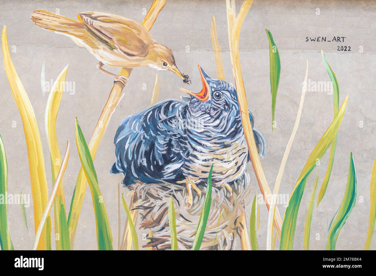 Street Art, Ivars d'Urgell, Catalonia, Spain Stock Photo - Alamy