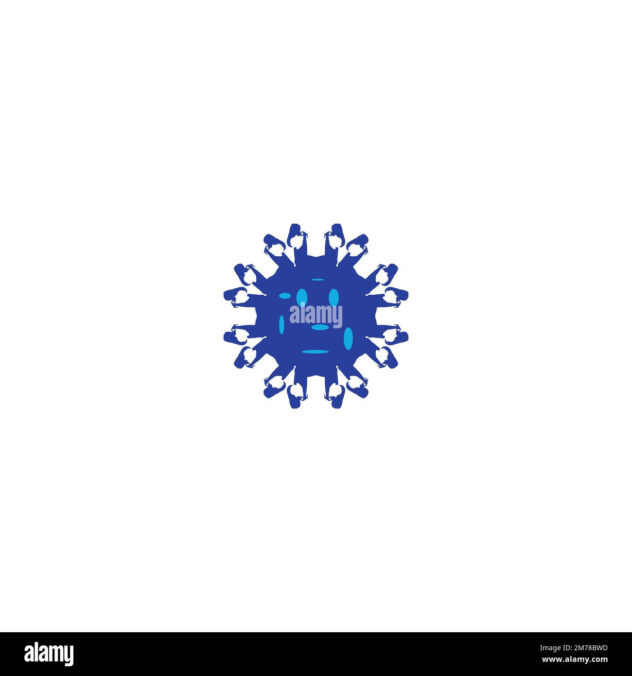 Corona virus icon. Simple style Corona virus poster background symbol ...