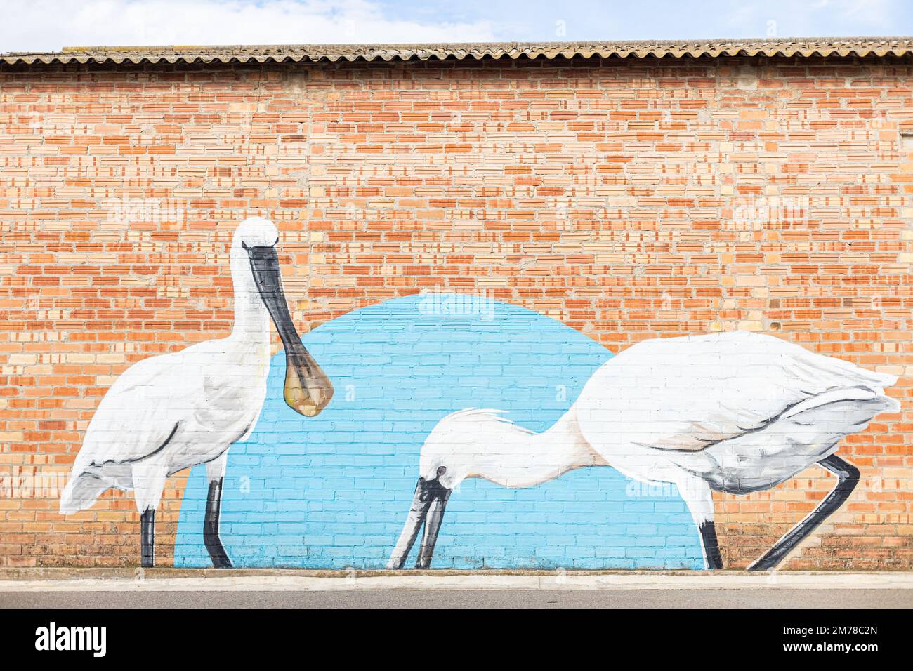 Street Art, Ivars d'Urgell, Catalonia, Spain Stock Photo - Alamy