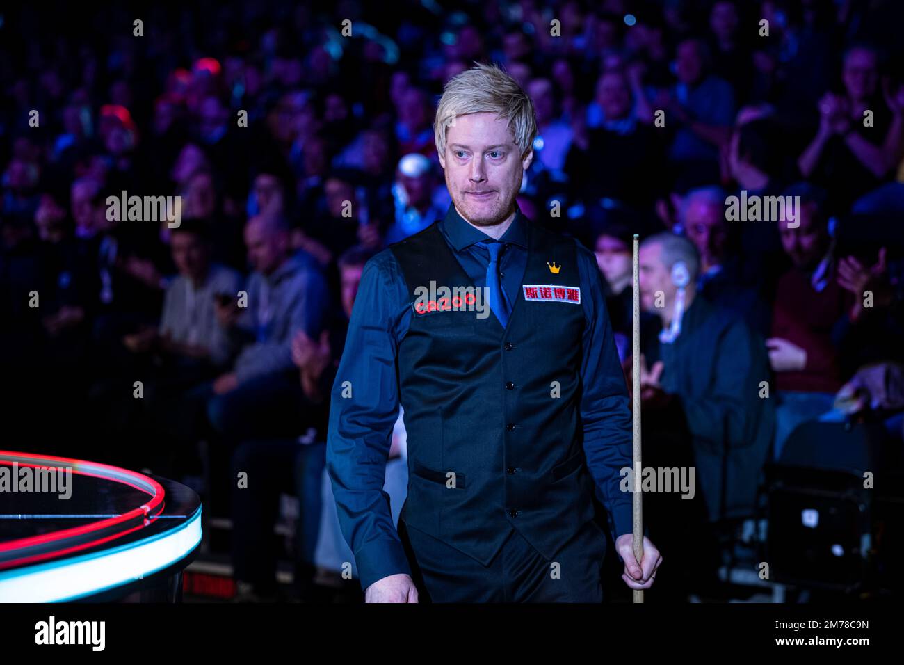 LONDON, UNITED KINGDOM. 08th Jan, 2023. Neil Robertson vs Shaun Murphy ...