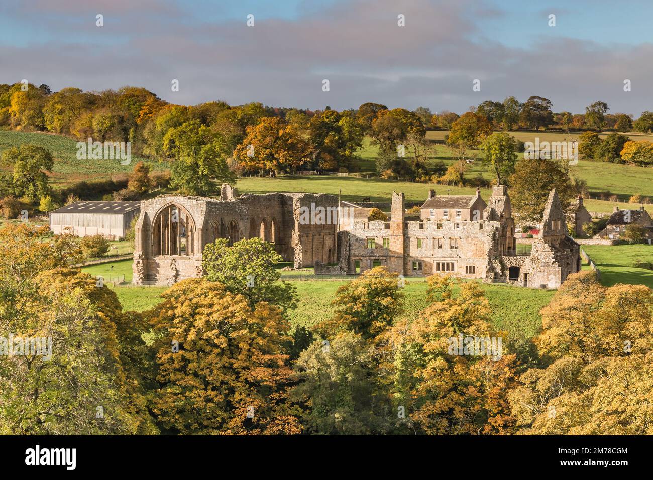 The remains of the Premonstratensian Monastery Egglestone Abbey near ...