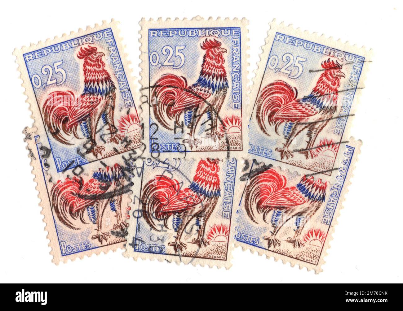 Postage stamp france hi-res stock photography and images - Alamy