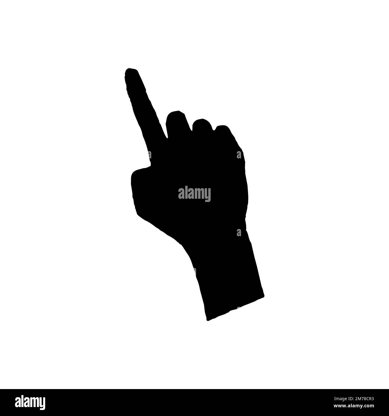 Click hand icon. Simple style touch scan web page background symbol ...