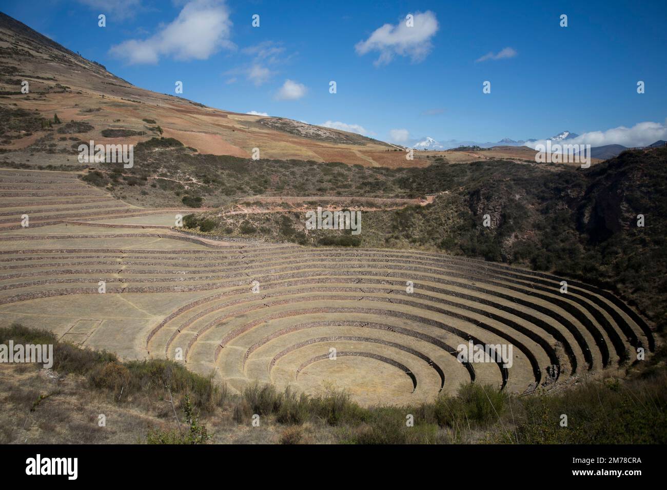 Agricultural terraces in the Sacred Valley. Moray in Cusco, Sacred ...