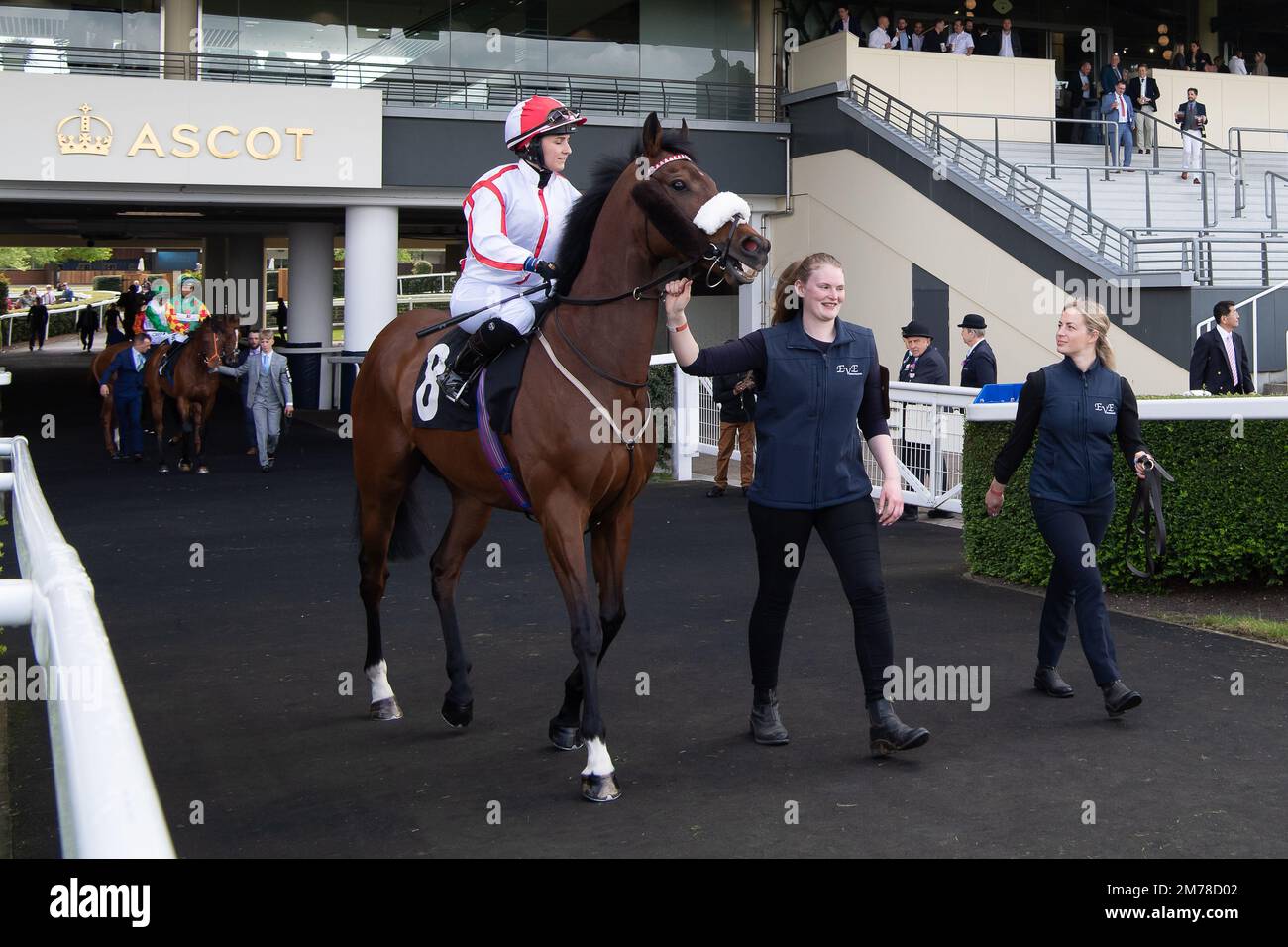 Ascot, Berkshire, UK. 7th May, 2022. Horse HMS President ridden by ...