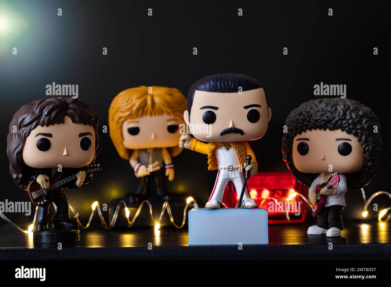 Washington, U.S. - December 29, 2022: Funko POP vinyl figures of Queen ...