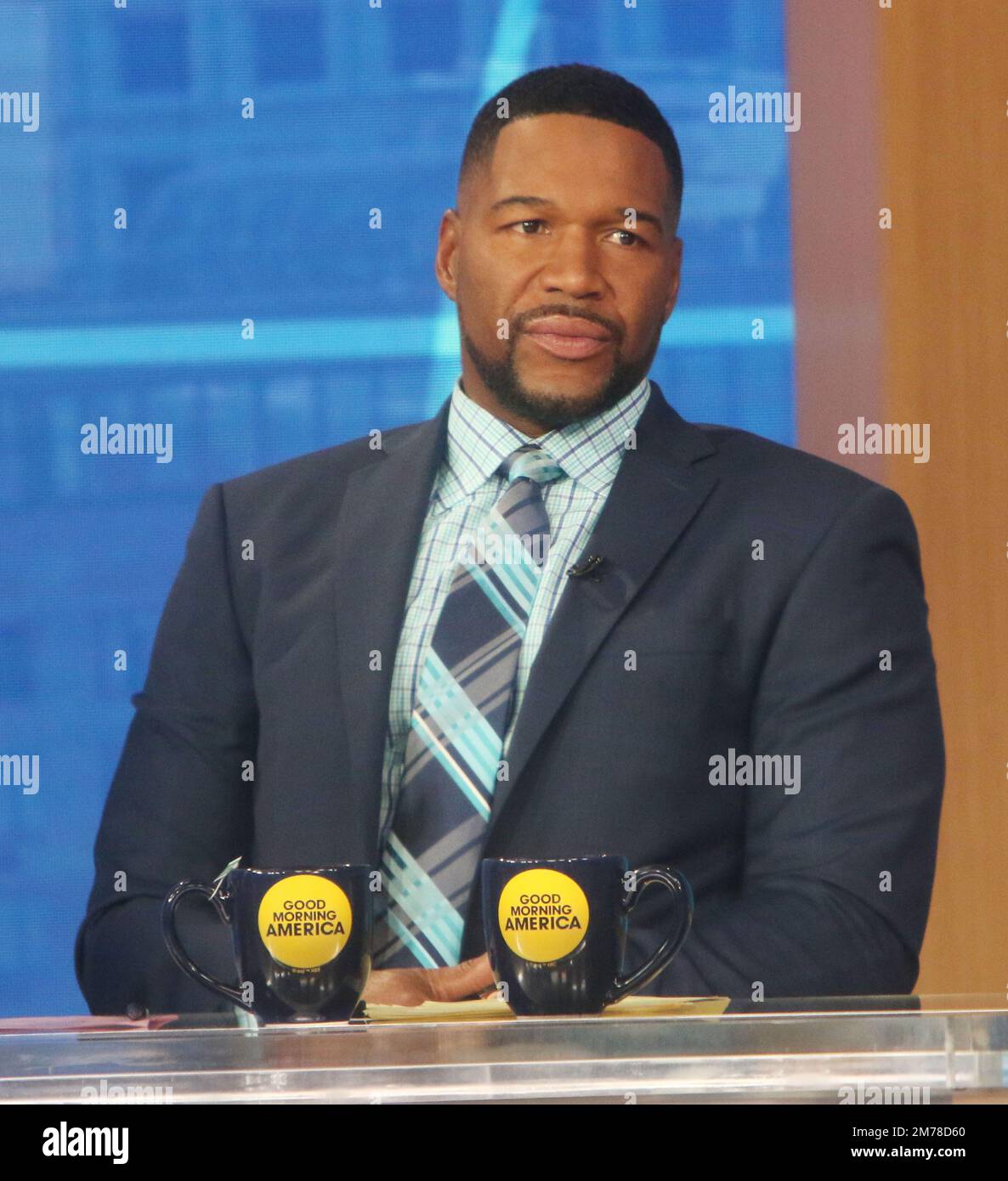 ‘Good Morning America’ Cast -PICTURED: Michael Strahan -LOCATION: New ...