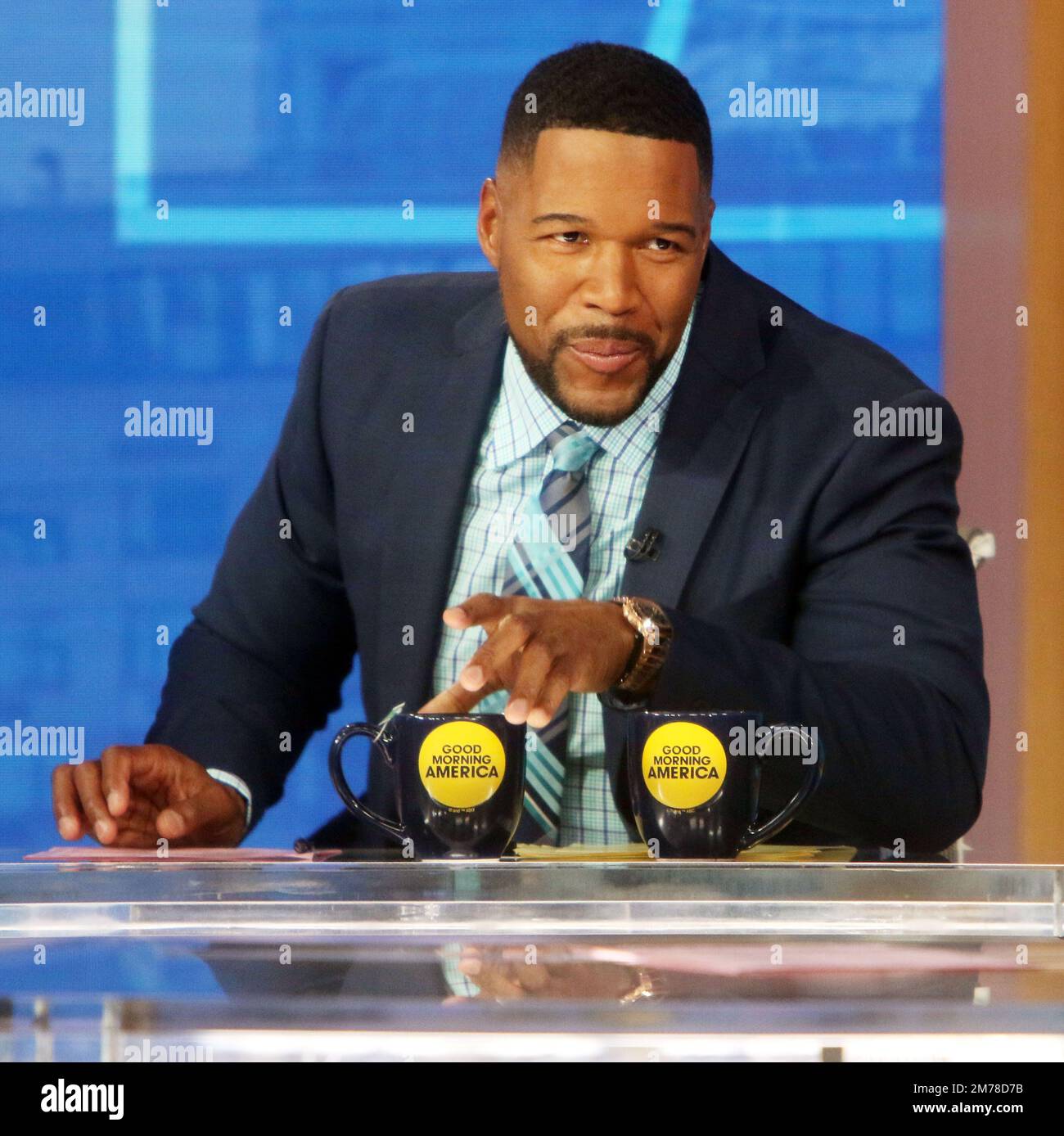 ‘Good Morning America’ Cast -PICTURED: Michael Strahan -LOCATION: New ...