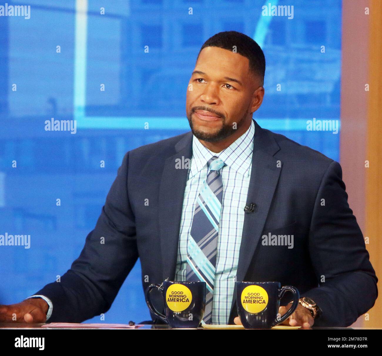 ‘Good Morning America’ Cast -PICTURED: Michael Strahan -LOCATION: New ...