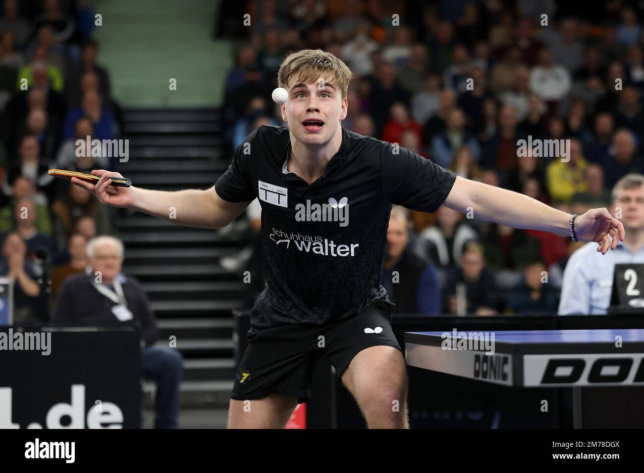 Neu Ulm, Germany. 08th Jan, 2023. Table Tennis: Cup, Men, Final ...