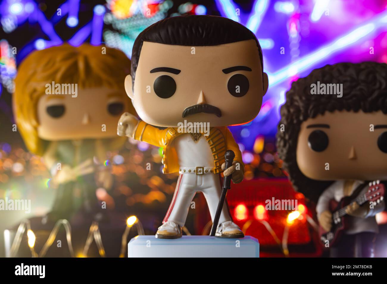 Washington, U.S. - December 29, 2022: Funko POP vinyl figures of Queen ...