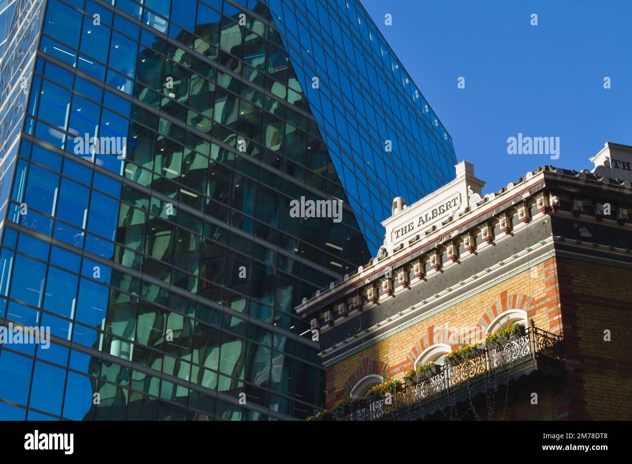 The Albert Public House With Its Victorian Facade In Contrast To The ...