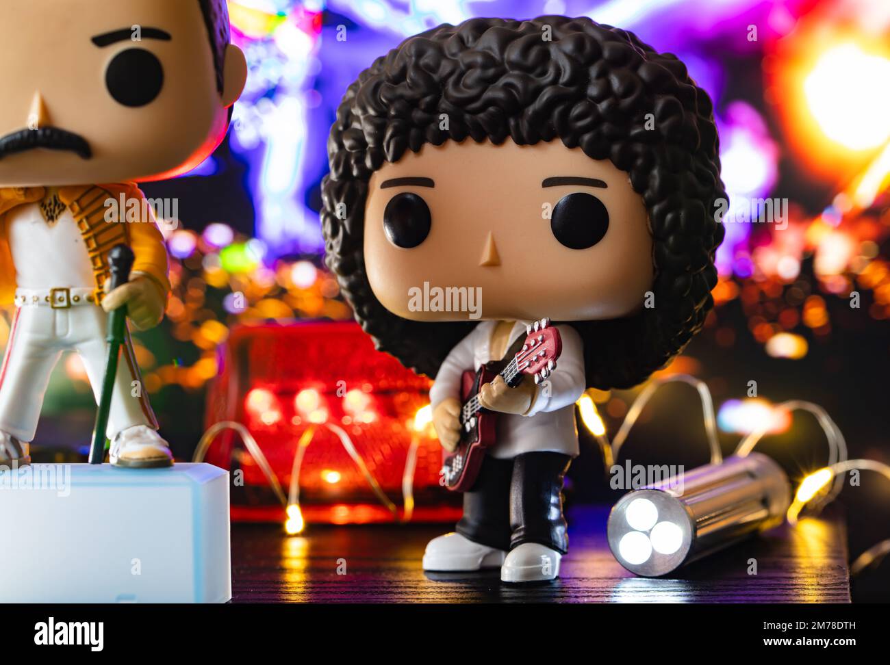 Washington, U.S. - December 29, 2022: Funko POP vinyl figures of Queen ...