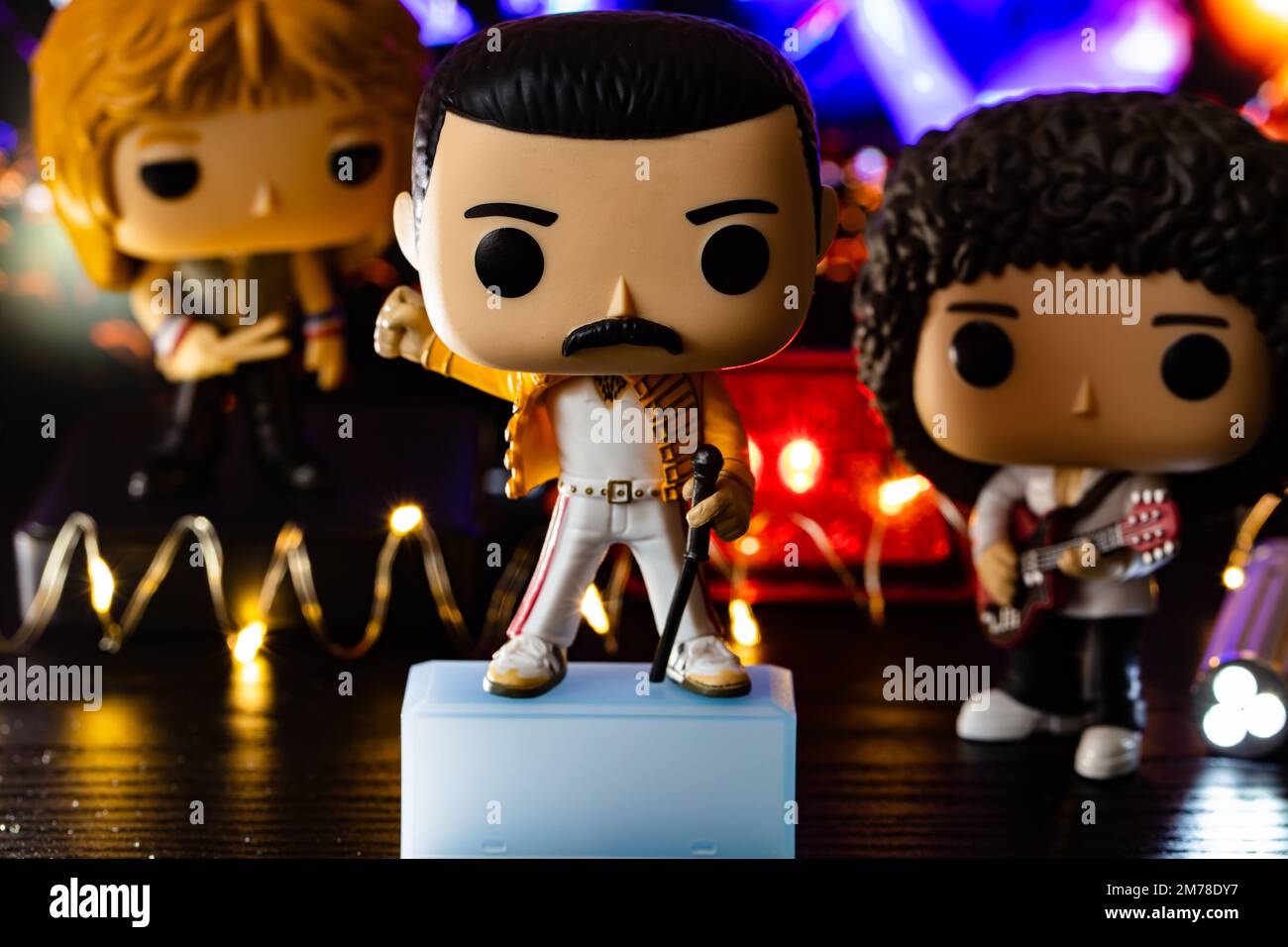 Washington, U.S. - December 29, 2022: Funko POP vinyl figures of Queen ...