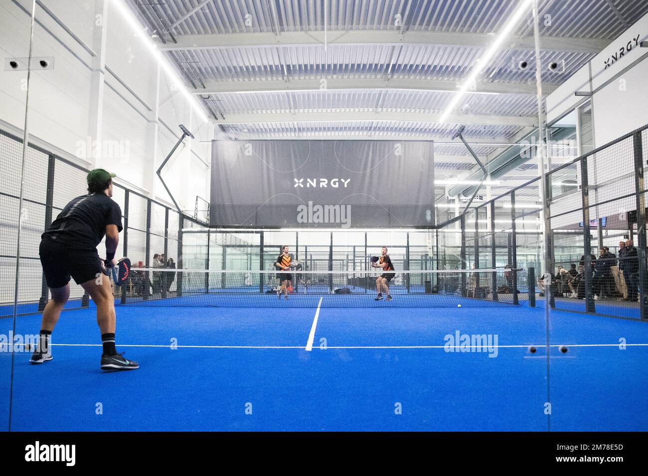AMSTERDAM, 08-01-2023, XNRGY Club. Dutch Cupra Padel Eredivisie, Winter ...