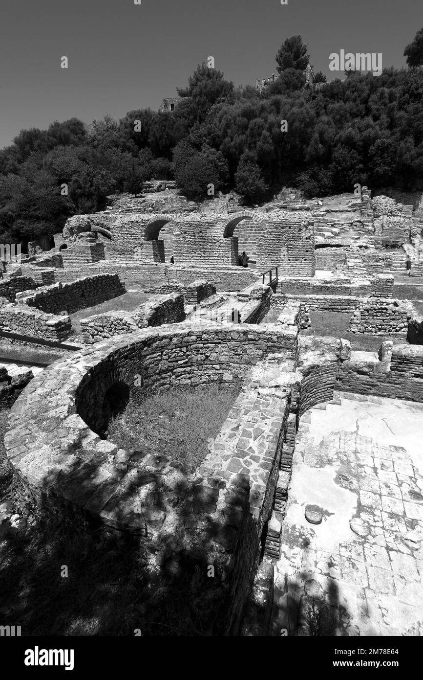 Roman butrint Black and White Stock Photos & Images - Alamy