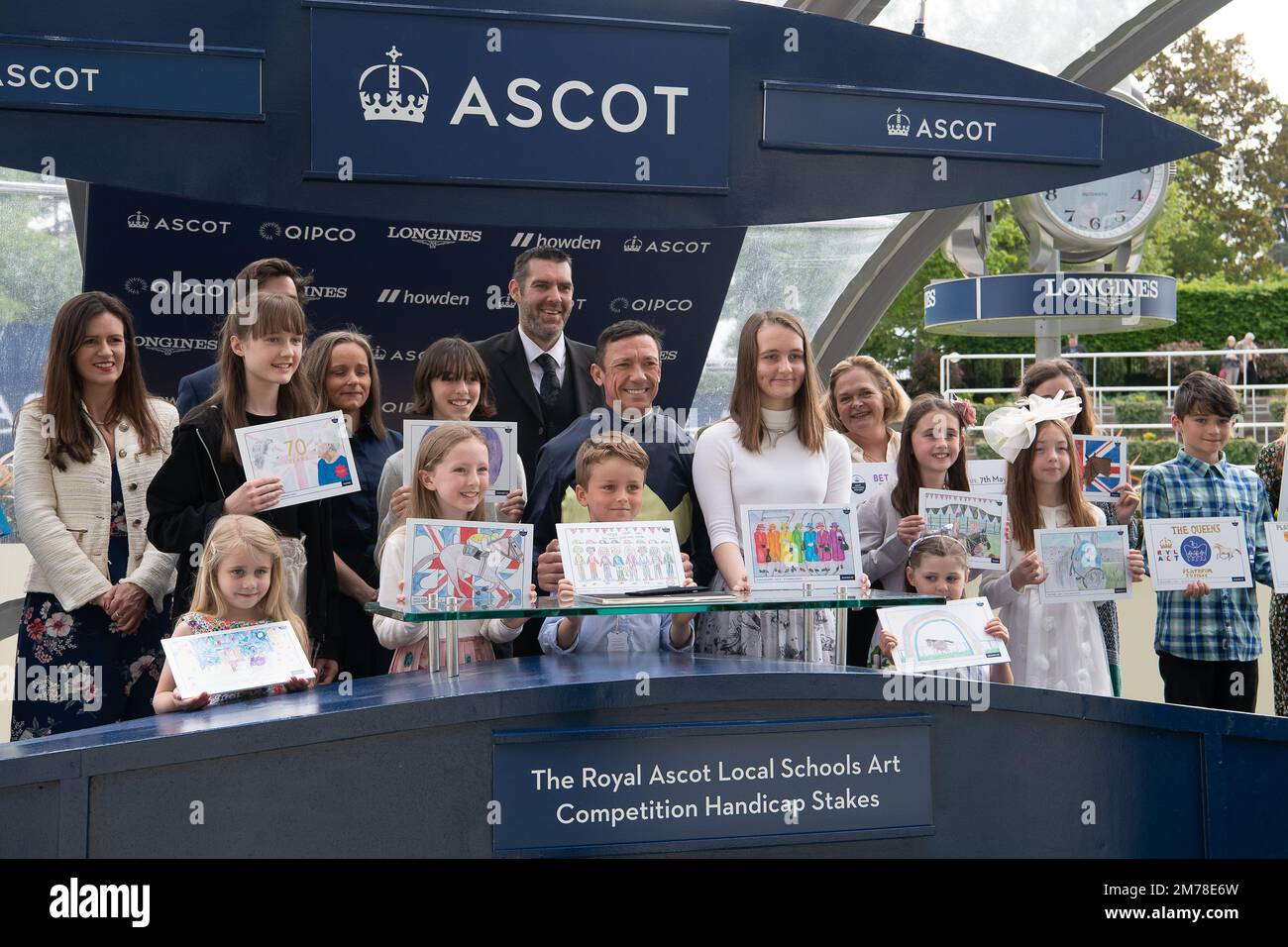 Ascot, Berkshire, UK. 7th May, 2022. The winners of the Royal Ascot ...