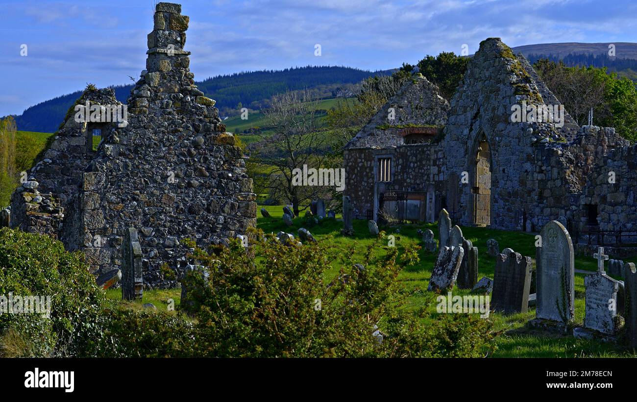 Ancient Cemetery and ruins of a church in Northern Ireland - travel ...