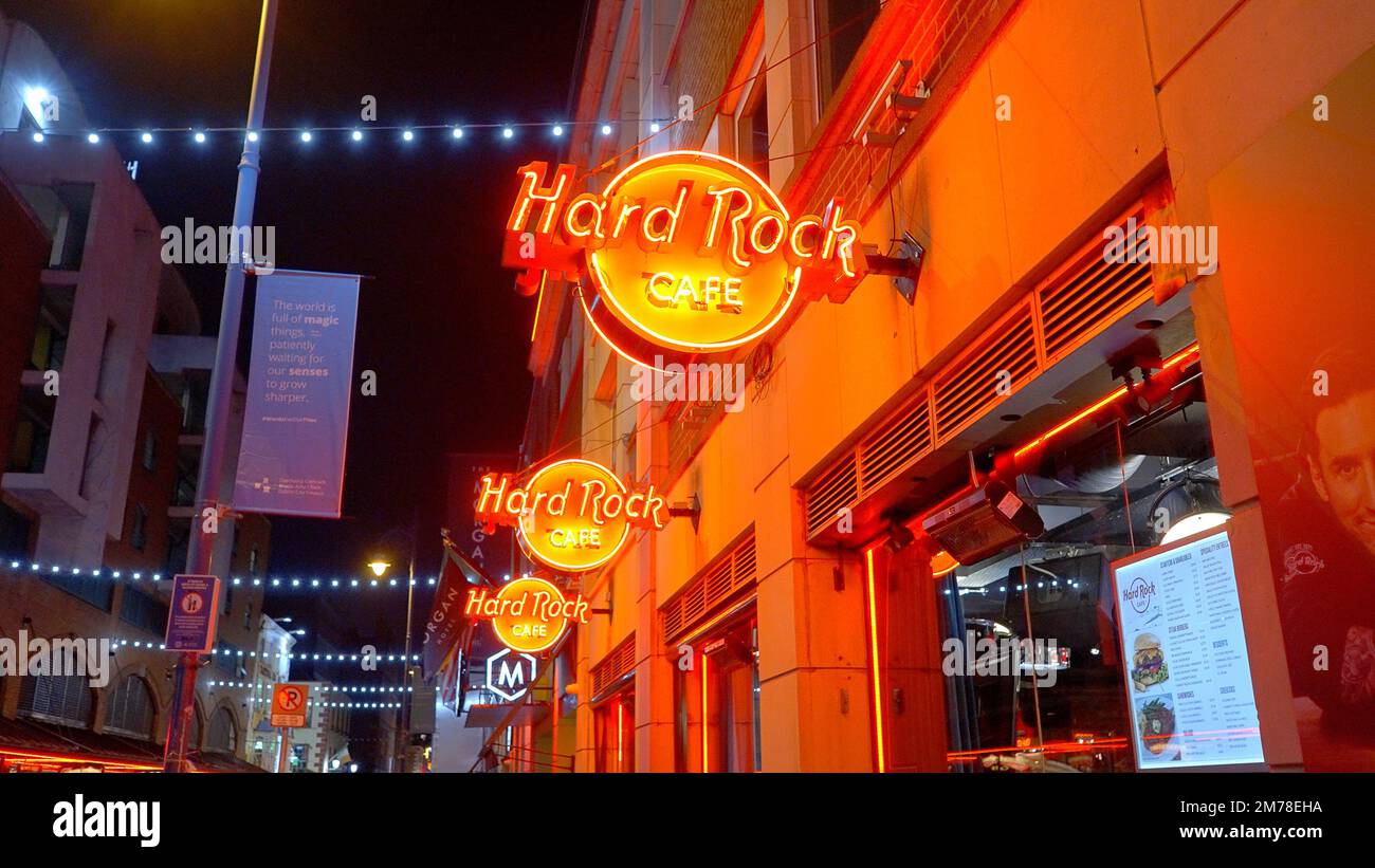 Hard Rock Cafe Dublin - DUBLIN, IRELAND - APRIL 20, 2022 Stock Photo ...
