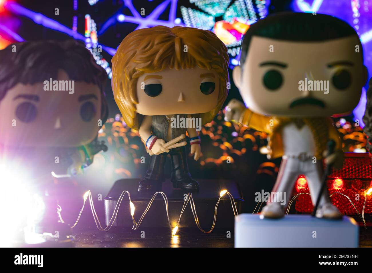 Washington, U.S. - December 29, 2022: Funko POP vinyl figures of Queen ...