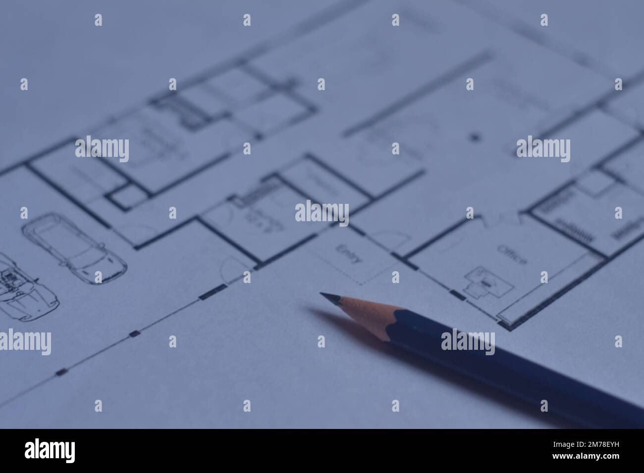 Home designer. Furniture elements. Floor plan in top view. Detailed ...