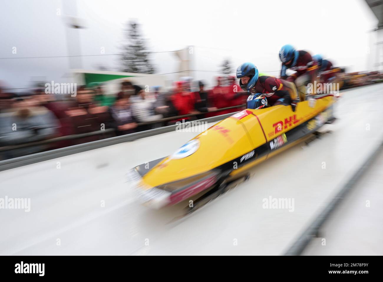 Winterberg, Germany. 08th Jan, 2023. Bobsleigh: World Cup, four-man ...