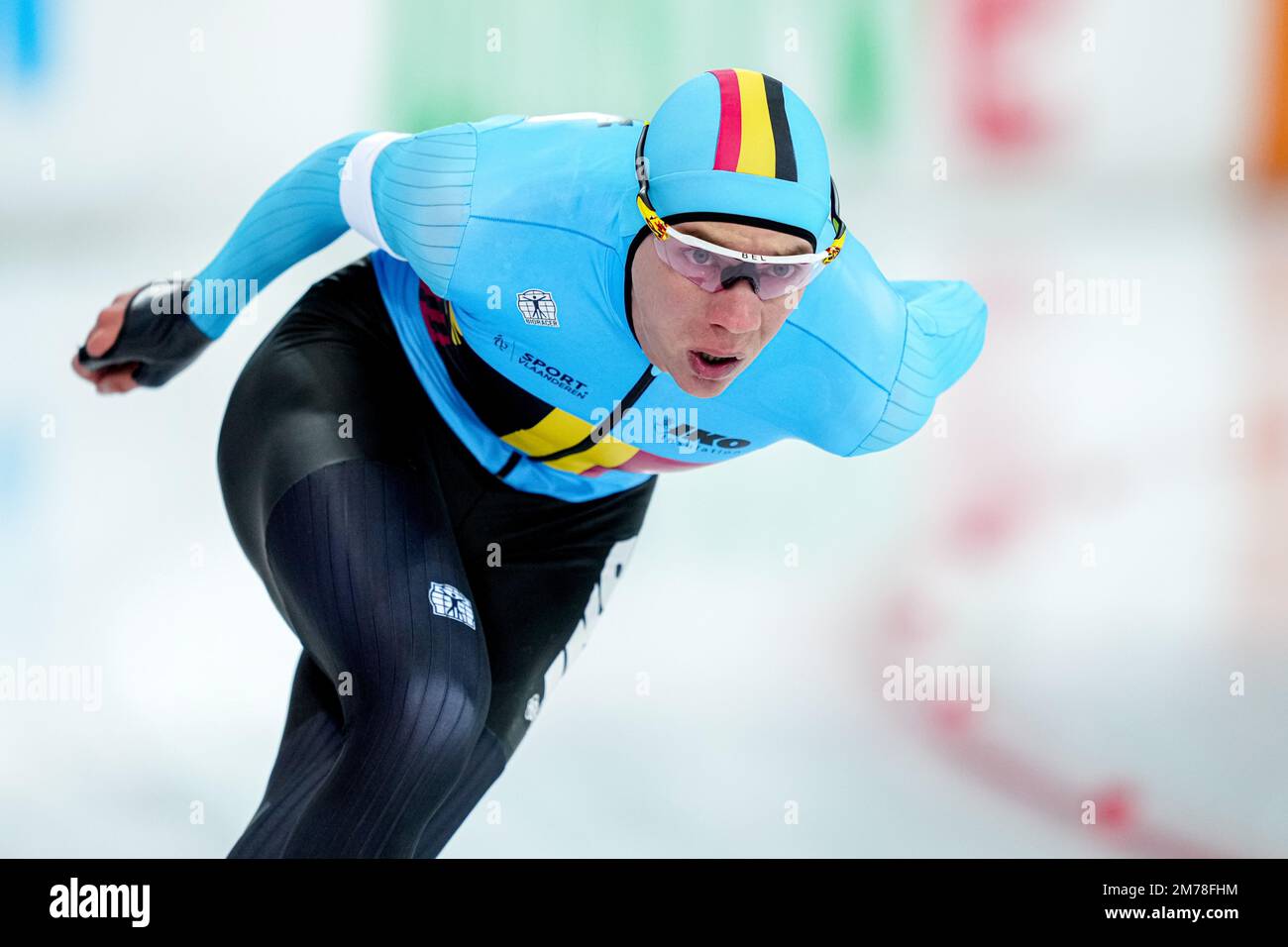 HAMAR, NORWAY - JANUARY 8: Bart Swings of Belgium competing on the Men ...