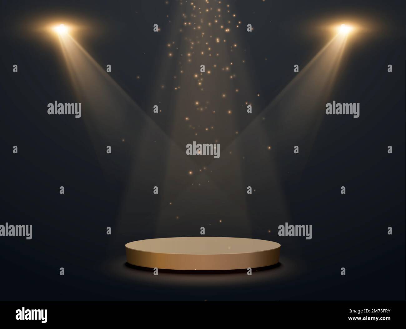 Spotlight stage Stock Vector Images - Alamy