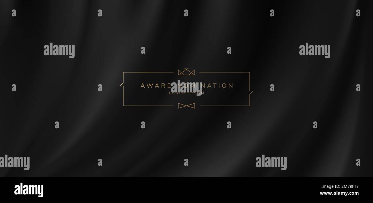Award Nomination Background. Luxury Vector Banner Stock Vector Image ...