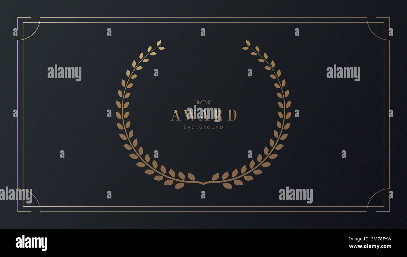 Award Nomination Background. Luxury Vector Banner Stock Vector Image ...