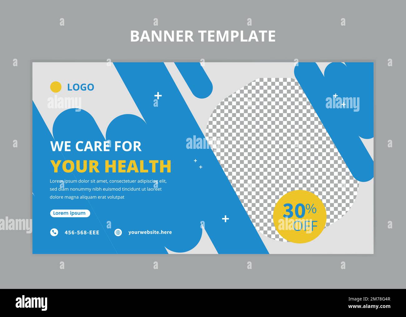 Hospital promotion template hi-res stock photography and images - Alamy