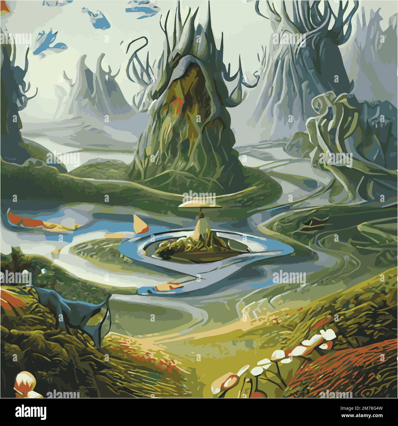 Surrealism image Stock Vector Images - Alamy