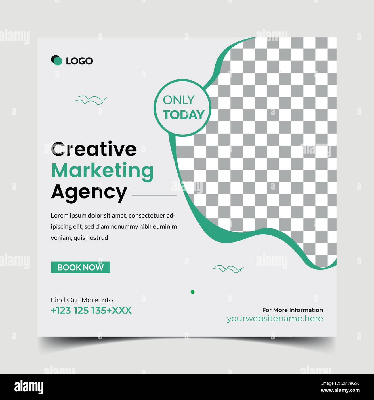 Digital marketing agency social media post design and web banner ...