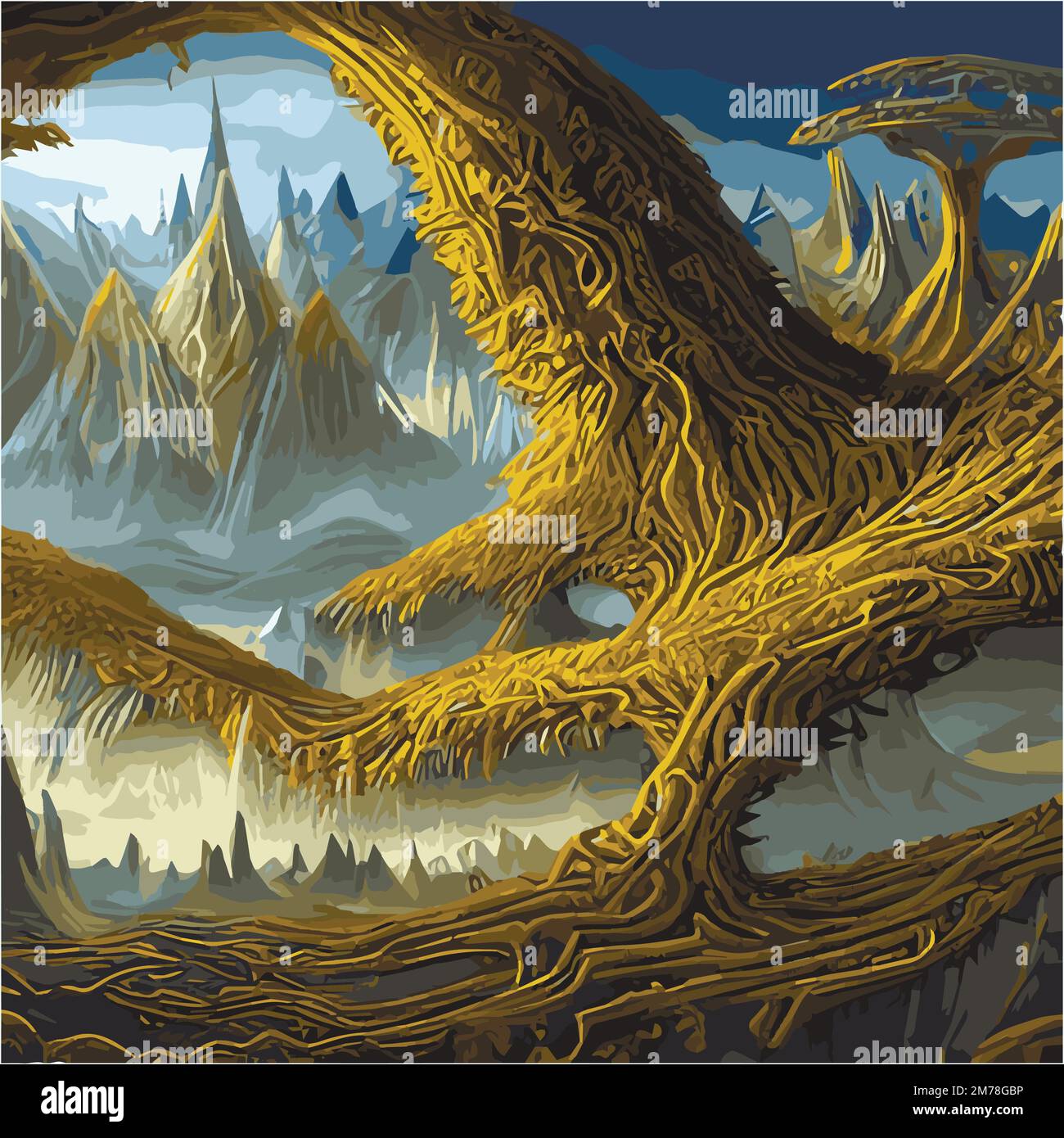 Distortion bridge Stock Vector Images - Alamy