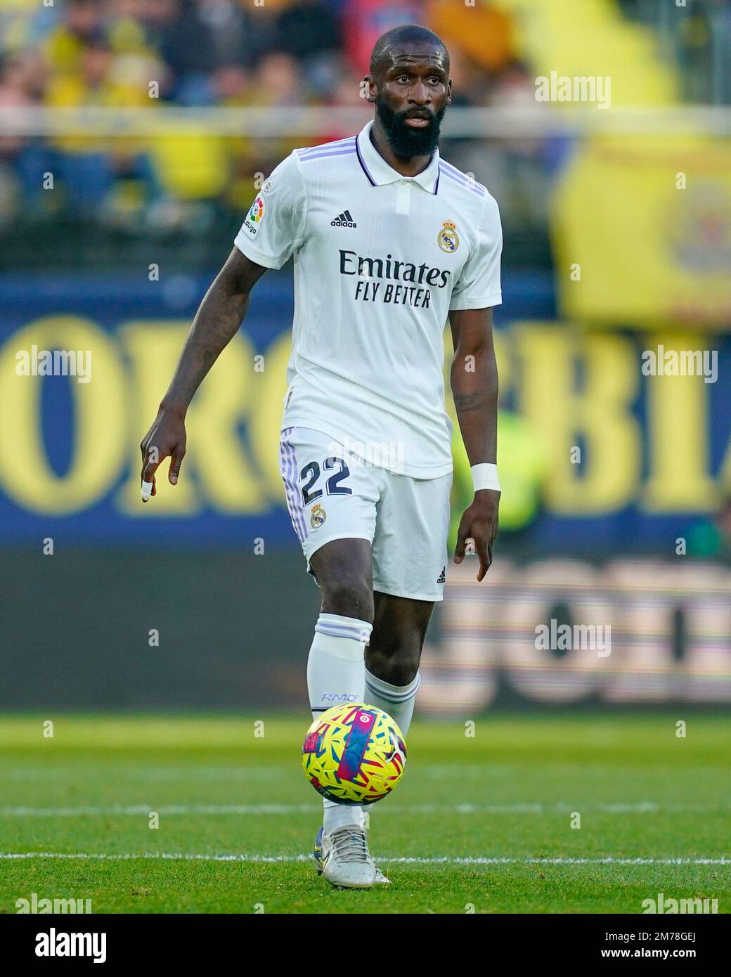 Antonio Rudiger of Real Madrid during the La Liga match between ...