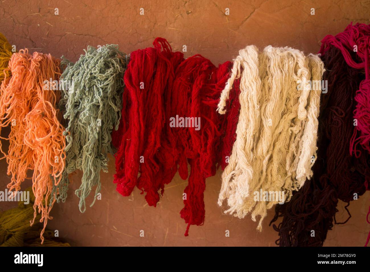 Material for the production of textile crafts in an indigenous ...