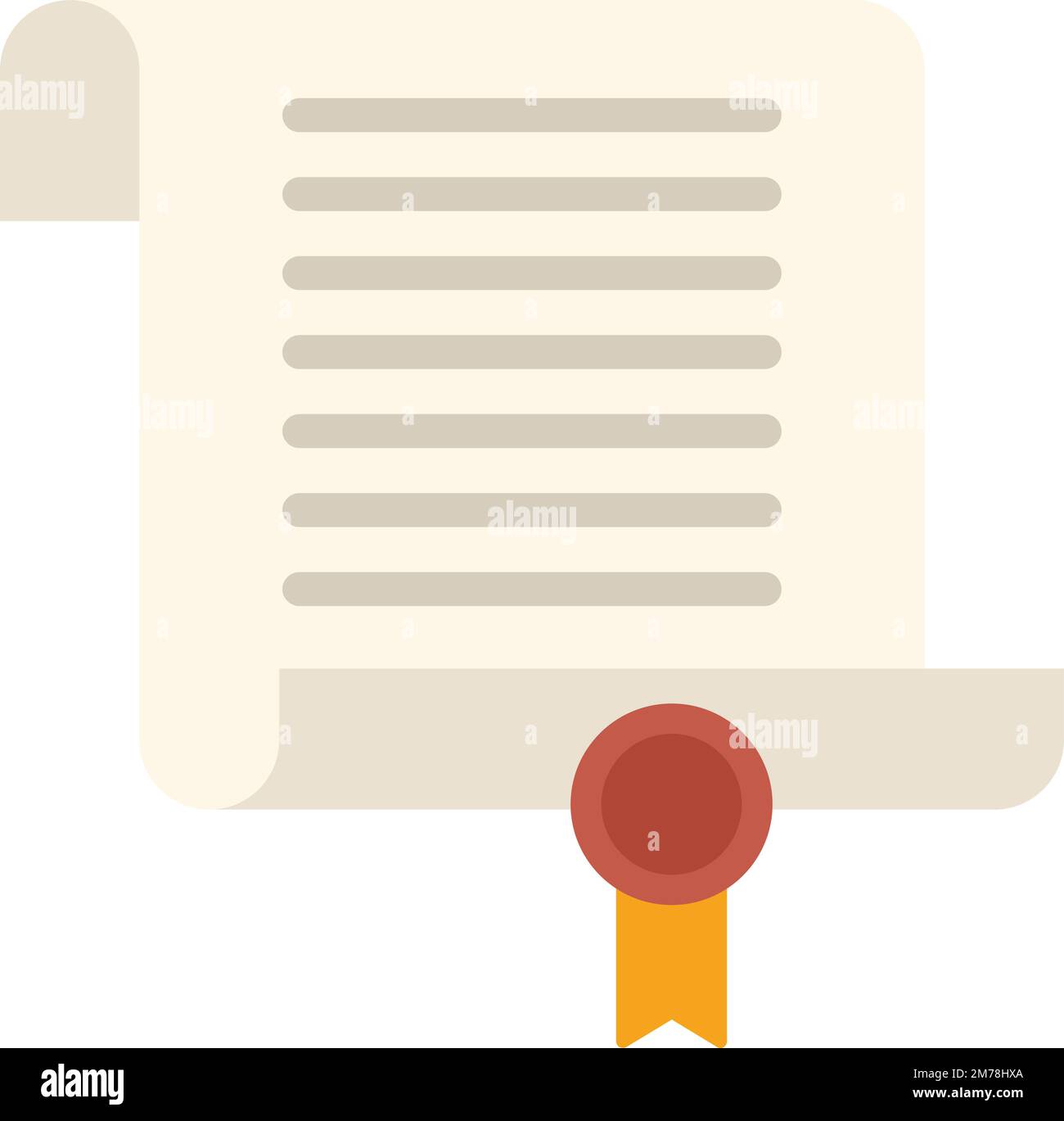 Degree study icon flat vector. University online. Academic college ...