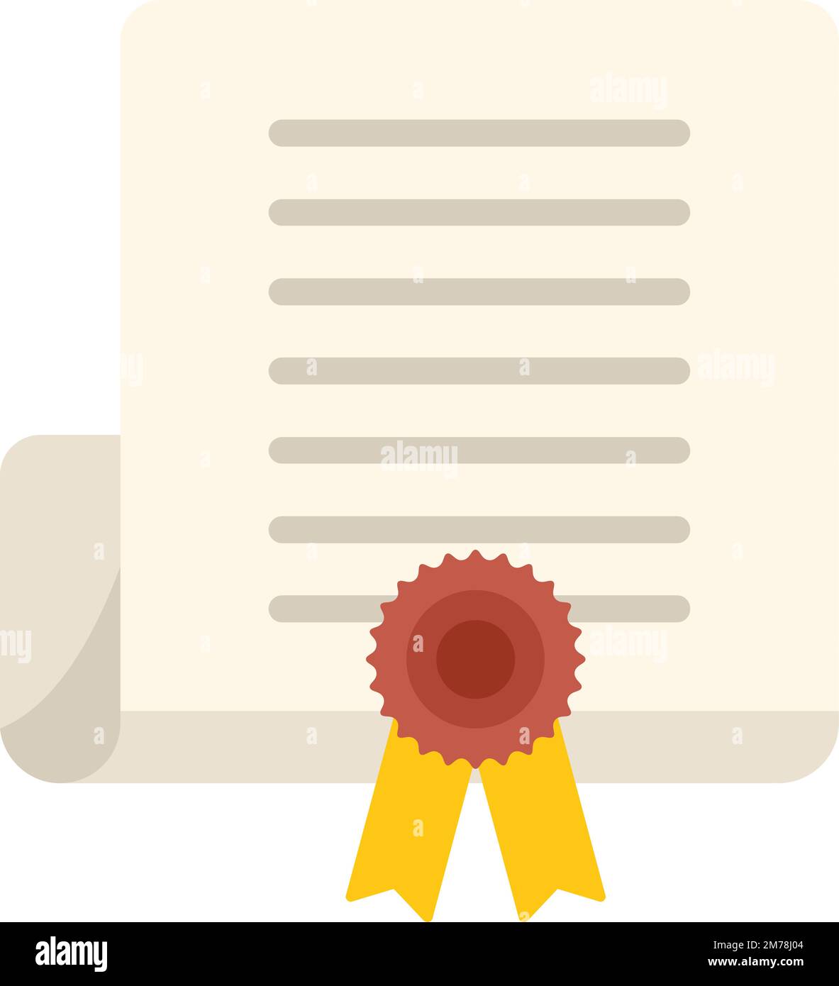 Master degree icon flat vector. Education diploma. University study ...