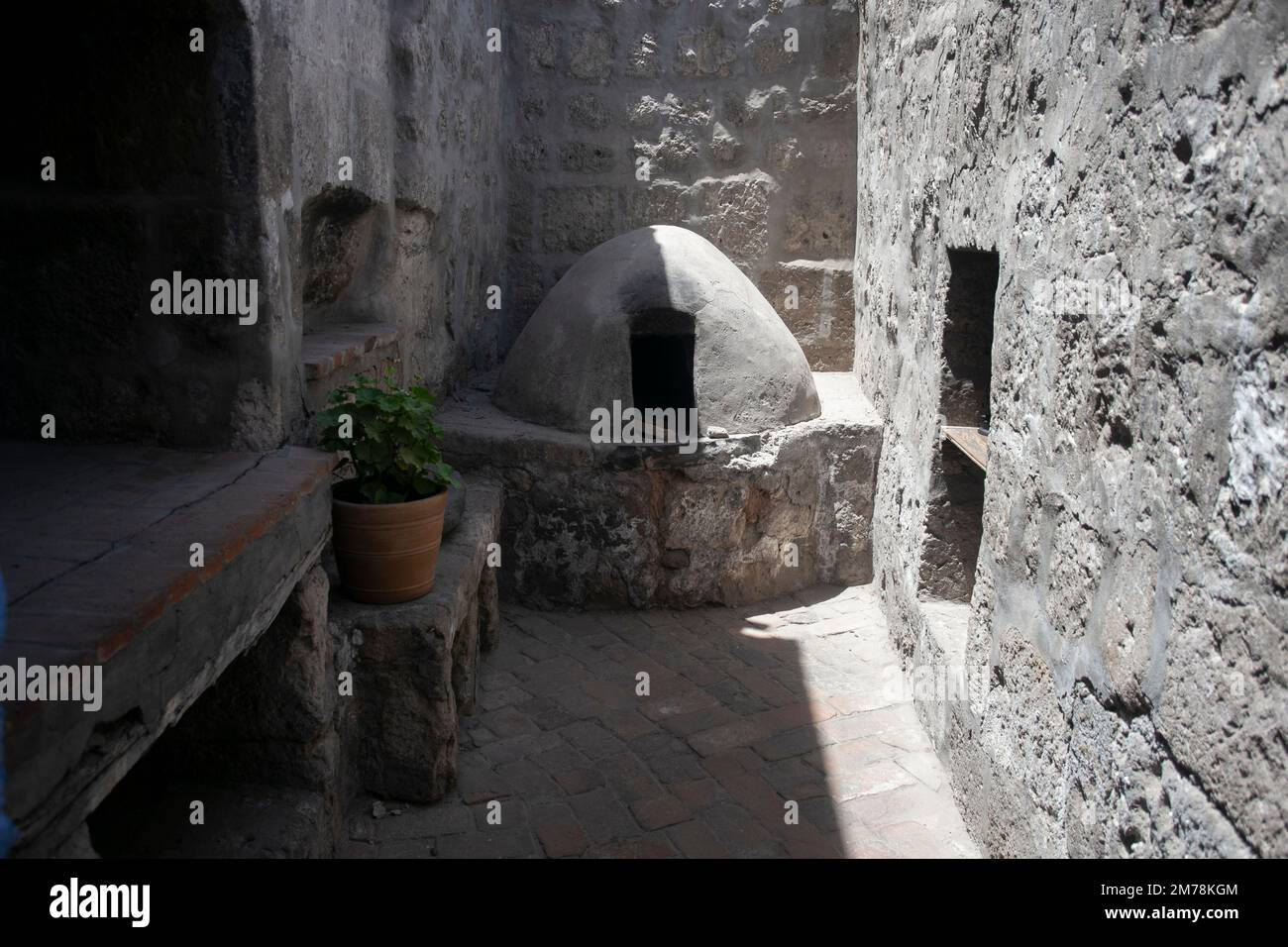 Santa catalina convent kitchen arequipa hi-res stock photography and ...