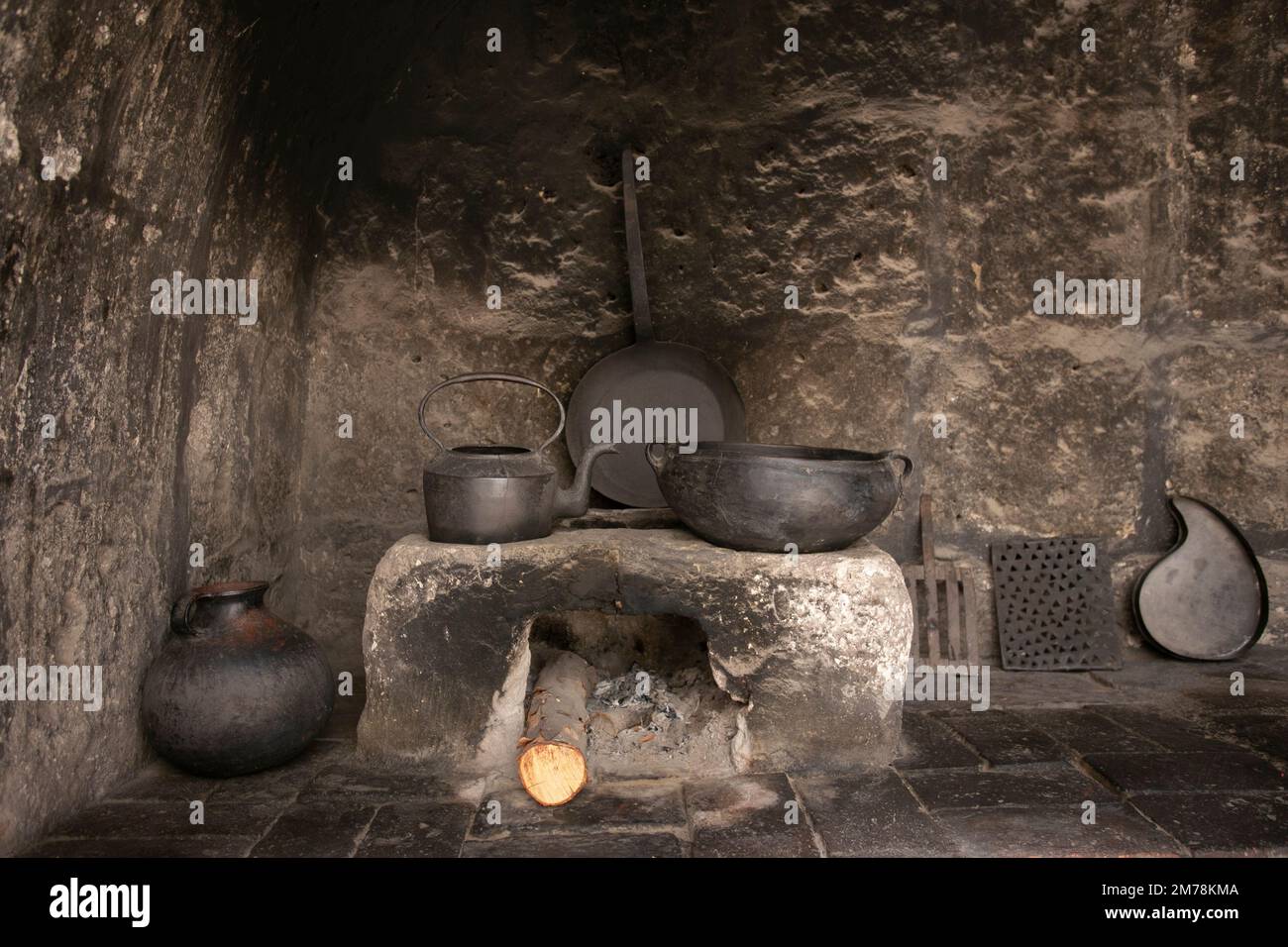 Old kitchens and utensils from the convent of Santa Catalina in ...