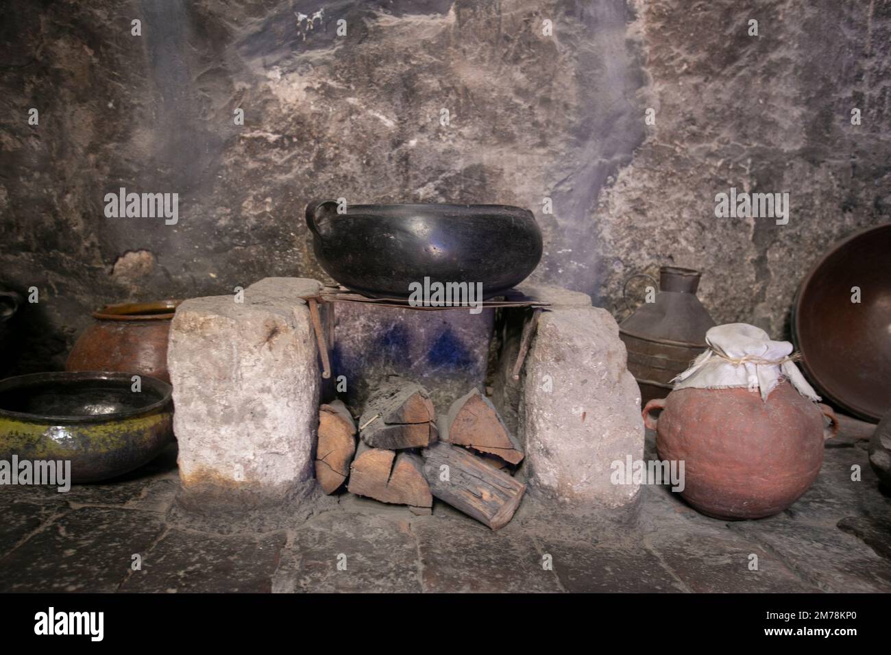 Old kitchens and utensils from the convent of Santa Catalina in ...