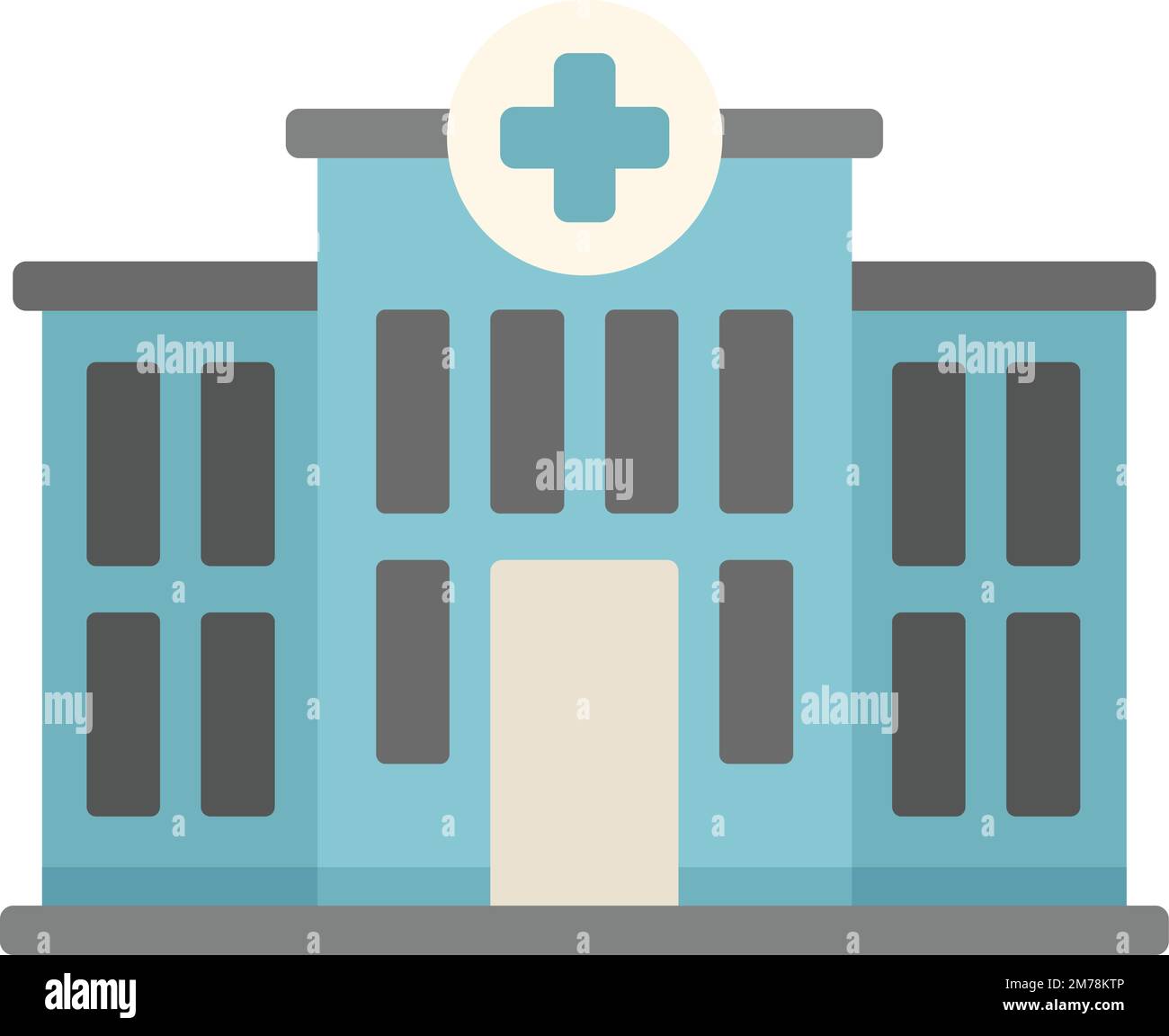 Hospital physical therapist icon flat vector. Physio massage. Patient ...