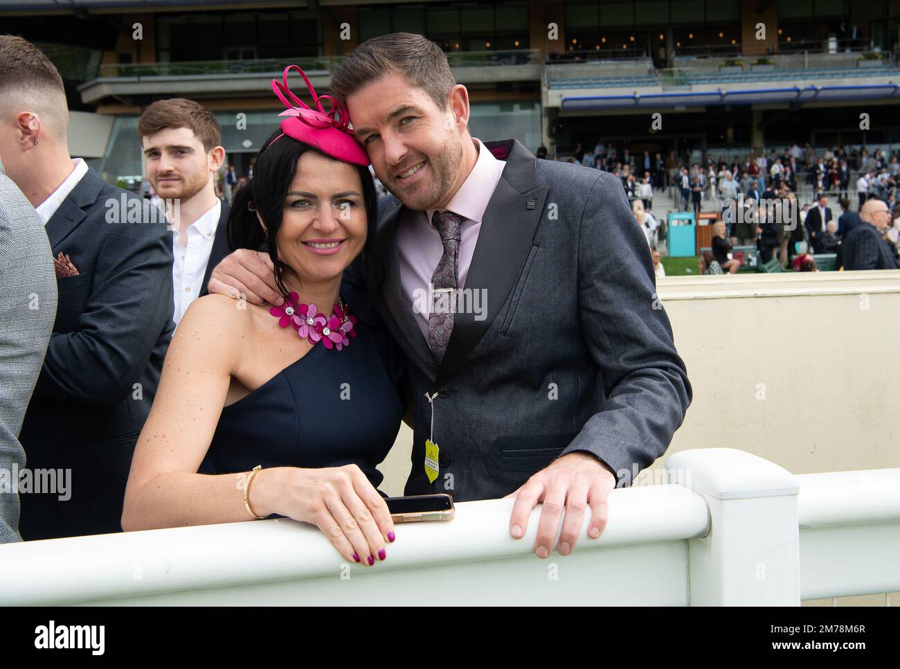Ascot, Berkshire, UK. 7th May, 2022. Racegoers enjoying their day at ...